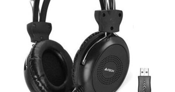 CASTI A4TECH HEADPHONES HU-30 STEREO USB BLACK