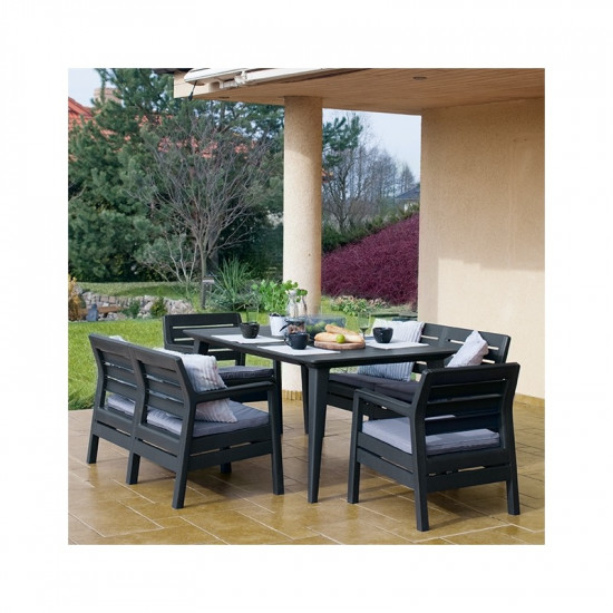 SET MOBILER DE GRADINA DELANO GRAPHITE / COOLGREY