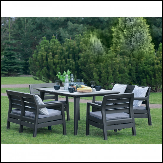 SET MOBILER DE GRADINA DELANO GRAPHITE / COOLGREY