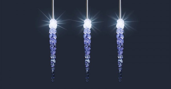 GHIRLANDA CU 50 LED-URI DECOR SLOI DE GHEATA 5M INTERIOR/EXTERIOR